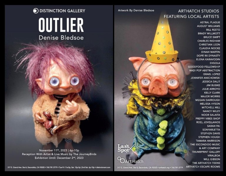 Denise Bledsoe Art Dolls – Denise Bledsoe's mixed media sculptures